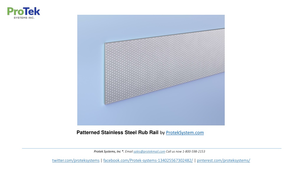 PPT - Stainless Steel Rub Rail and Chair Rail PowerPoint Presentation ...