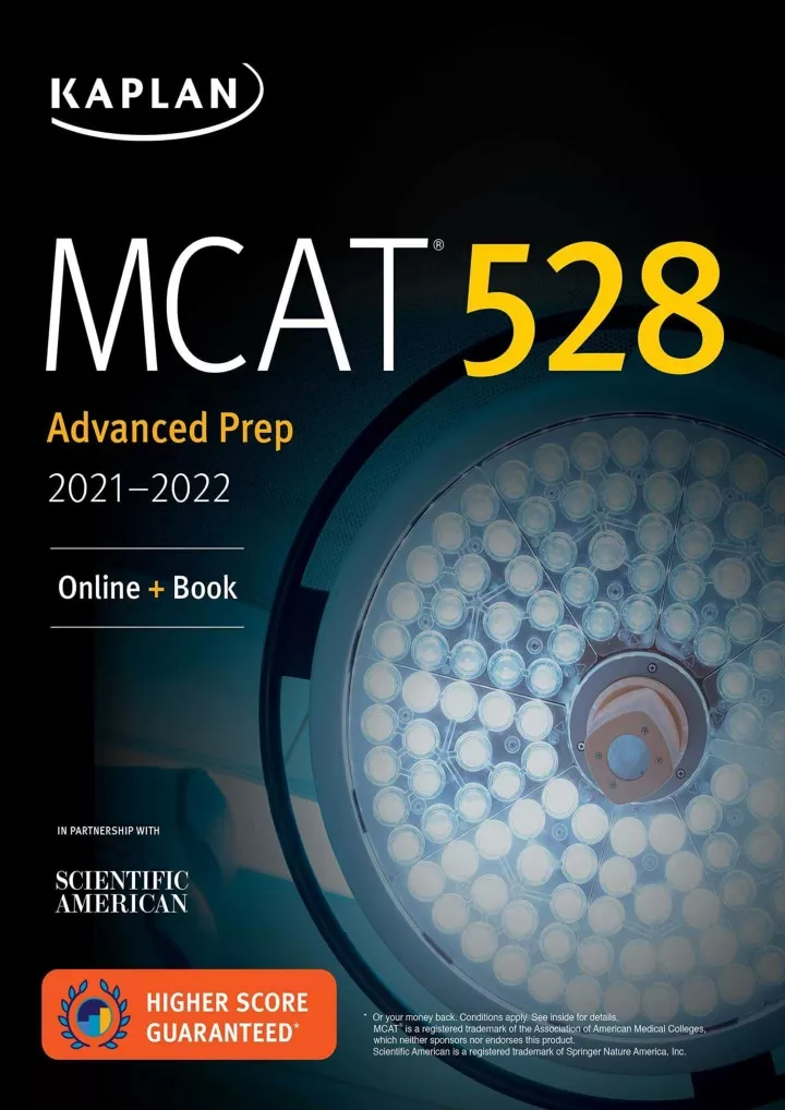 PPT - EBOOK MCAT 528 Advanced Prep 2021–2022 PowerPoint Presentation ...