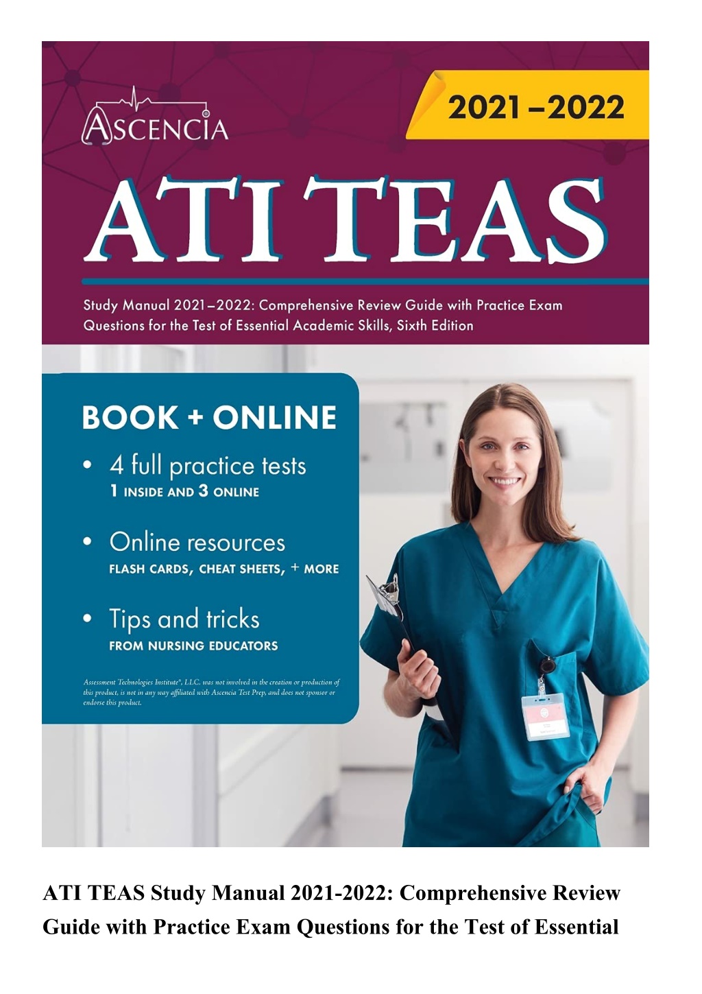 PPT - DOWNLOAD ATI TEAS Study Manual 2021 2022 Comprehensive Review ...