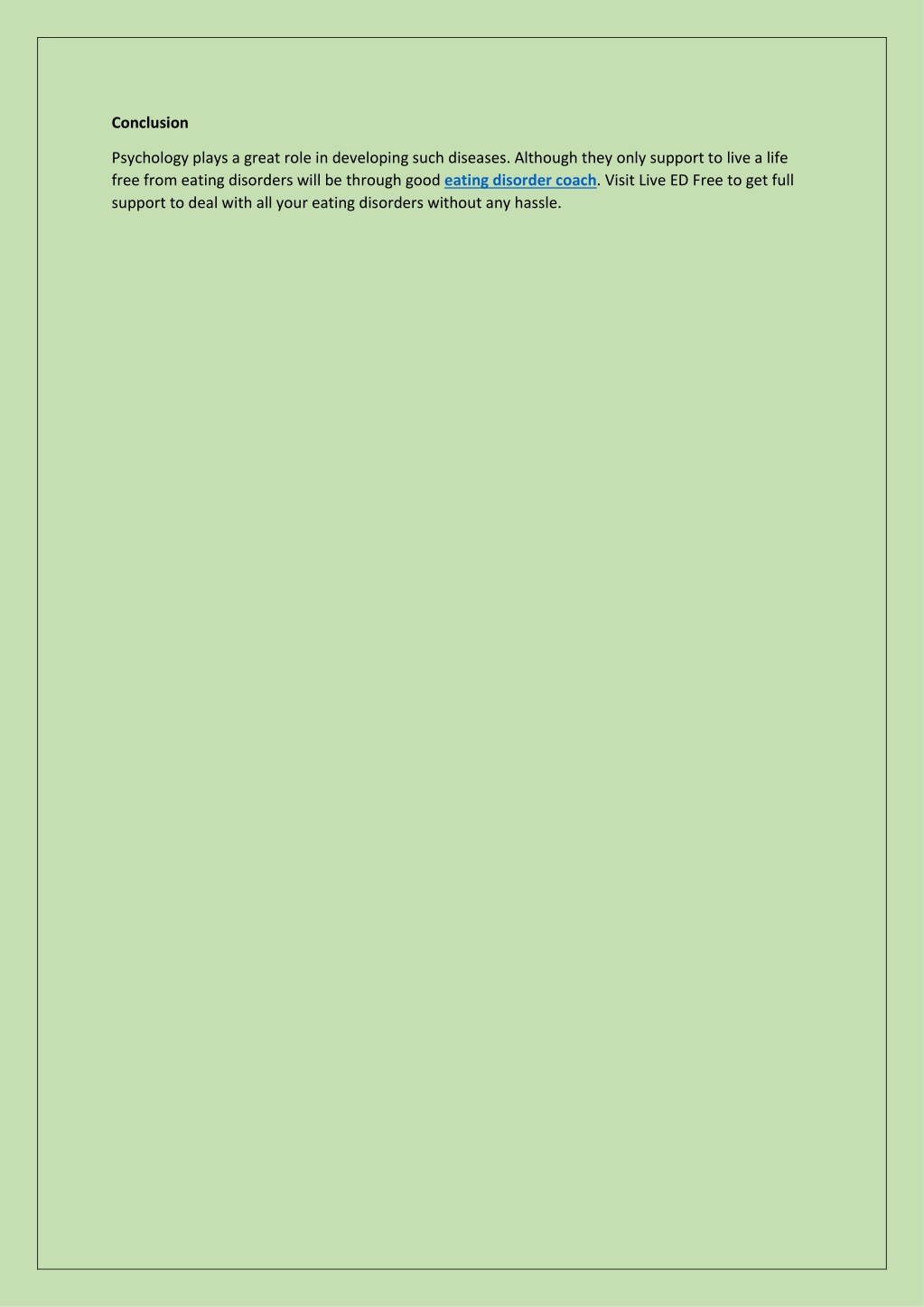 PPT - Types And Symptoms of The Eating Disorders PowerPoint ...