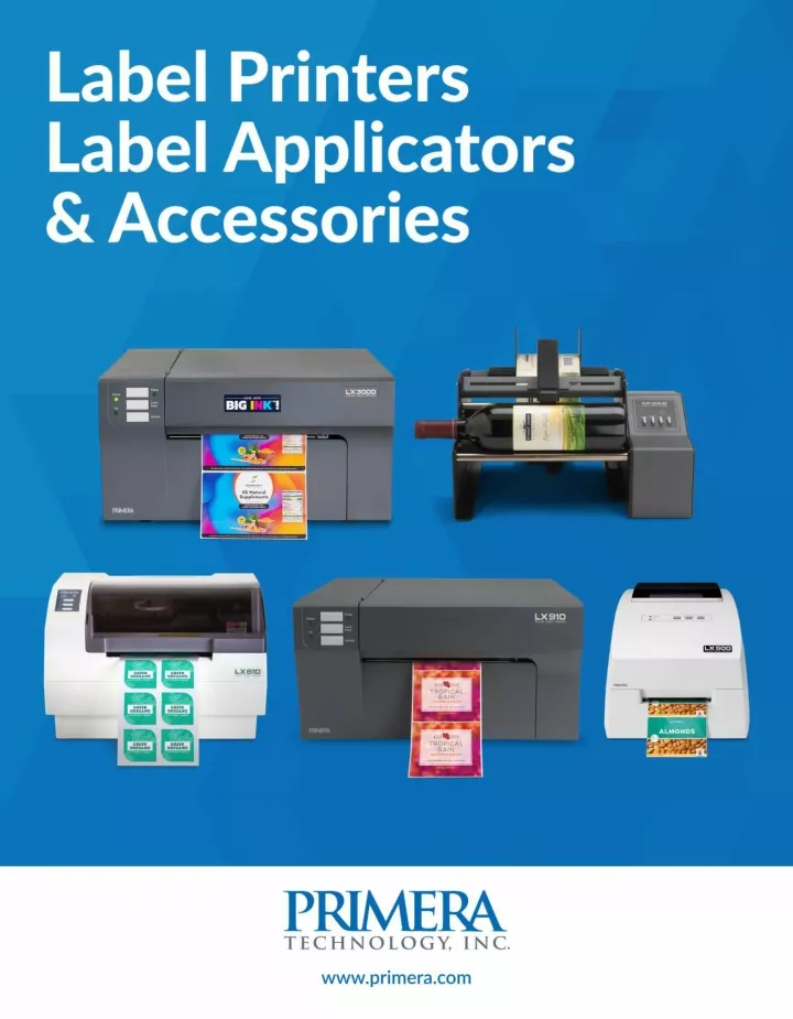 PPT - Custom Product Label Printers and Labeler Machines by Primera ...