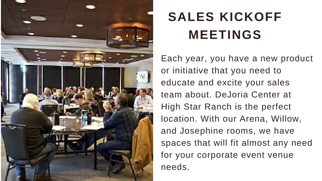 PPT - Corporate Events Venue DeJoria Center PowerPoint Presentation ...