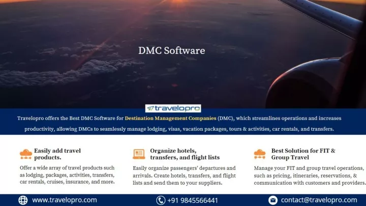 PPT - DMC Software Destination Management System PowerPoint Presentation - ID:11439713