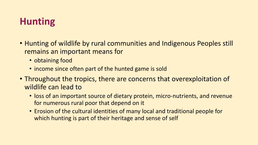 PPT - 9 Baka Darwin Initiative project: Hunting rules and traditions in ...