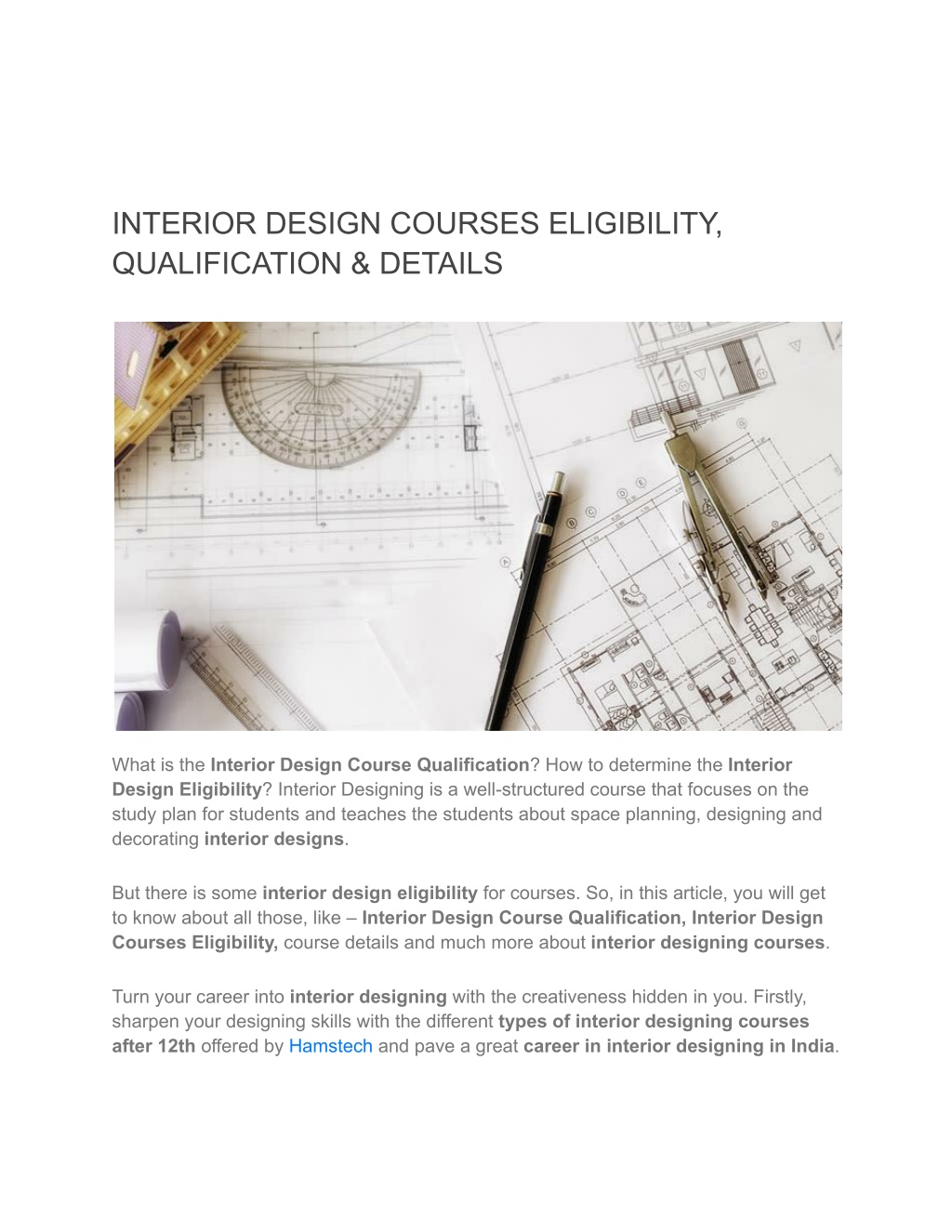 PPT - Interior Design Courses Eligibility & Details - By Hamstech ... PPT - Interior Design Courses Eligibility & Details - By Hamstech ...