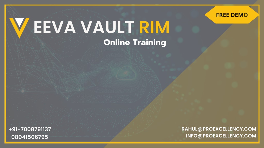 PPT - Proexcellency provides Veeva Vault RIM online training ...