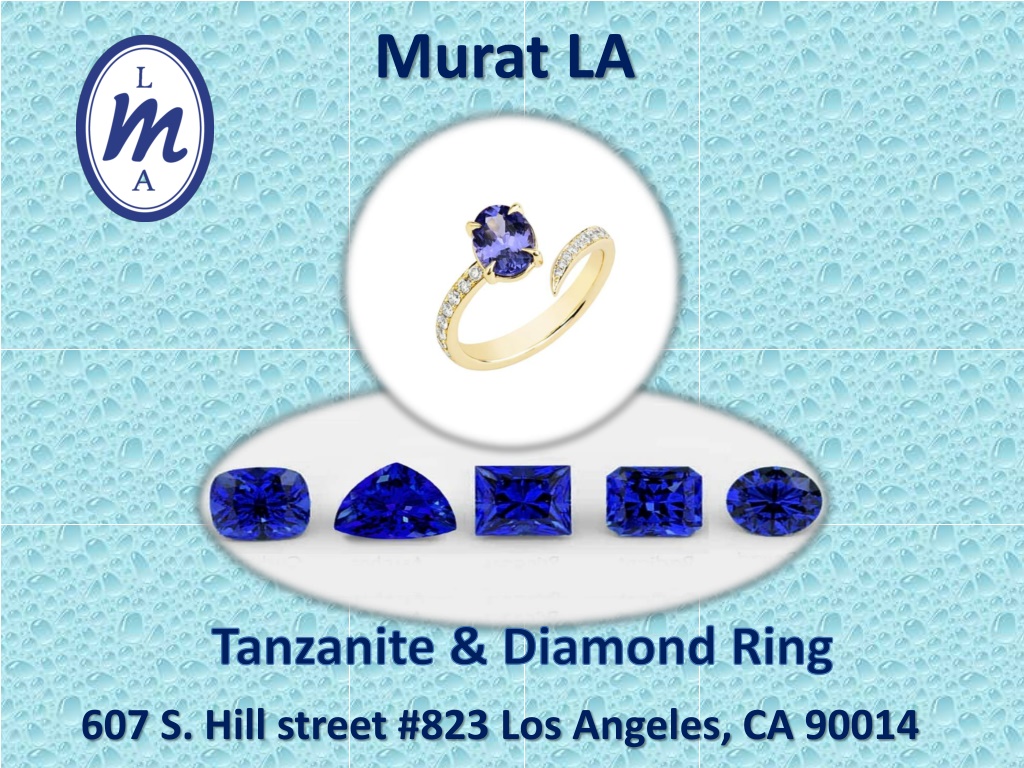 PPT - Tanzanite and Diamond Rings- Murat LA Diamond and Gold Jewelry ...