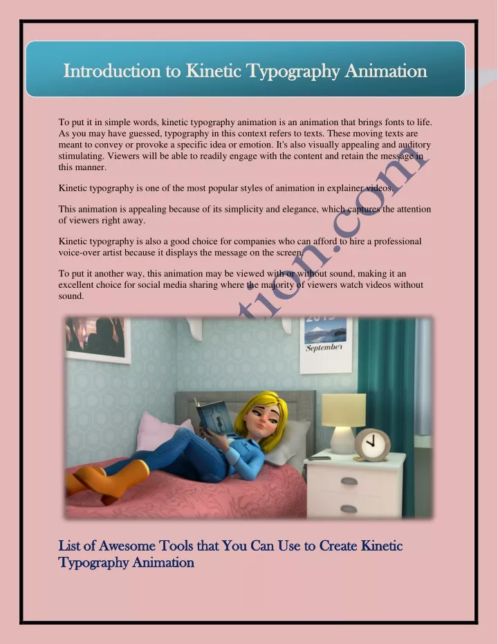 PPT - Introduction to Kinetic Typography Animation PowerPoint ...