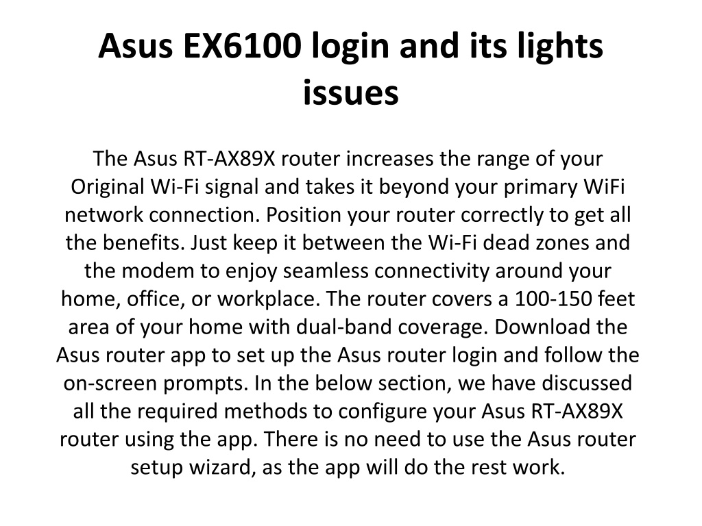PPT - router.asus.login PowerPoint Presentation, free download - ID ...