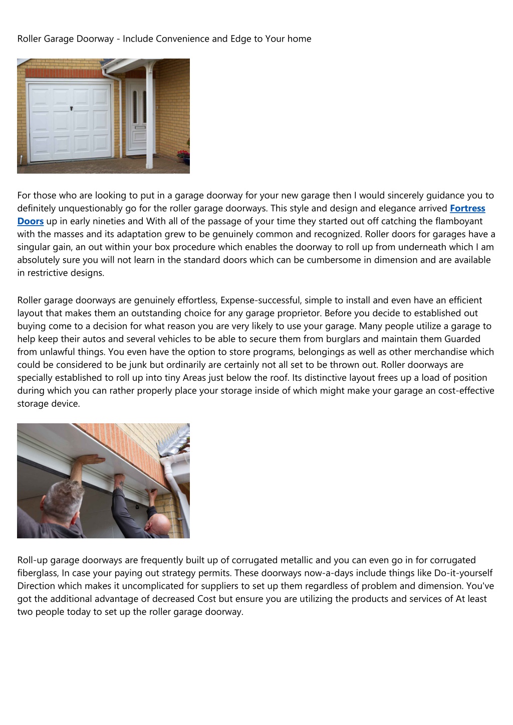 PPT - 5 Real-Life Lessons About Fortress Doors PowerPoint Presentation ...