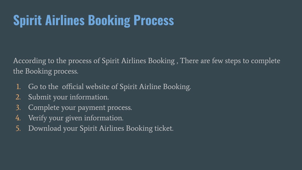 PPT - How to Manage Spirit Airlines Booking _ PowerPoint Presentation ...