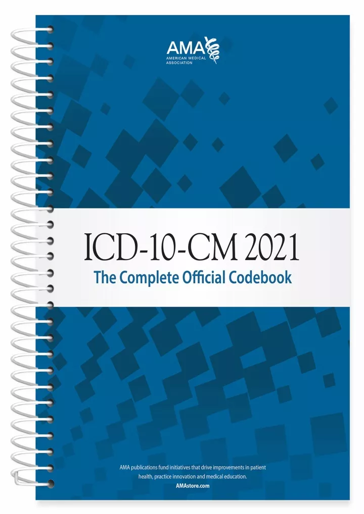 PPT - READ ICD 10 CM 2021 The Complete Official Codebook ICD 10 CM the ...