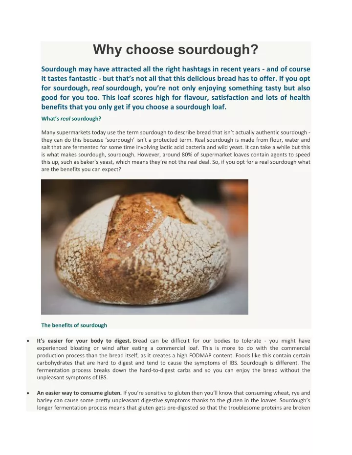 PPT - Why choose sourdough - Risen PowerPoint Presentation, free ...