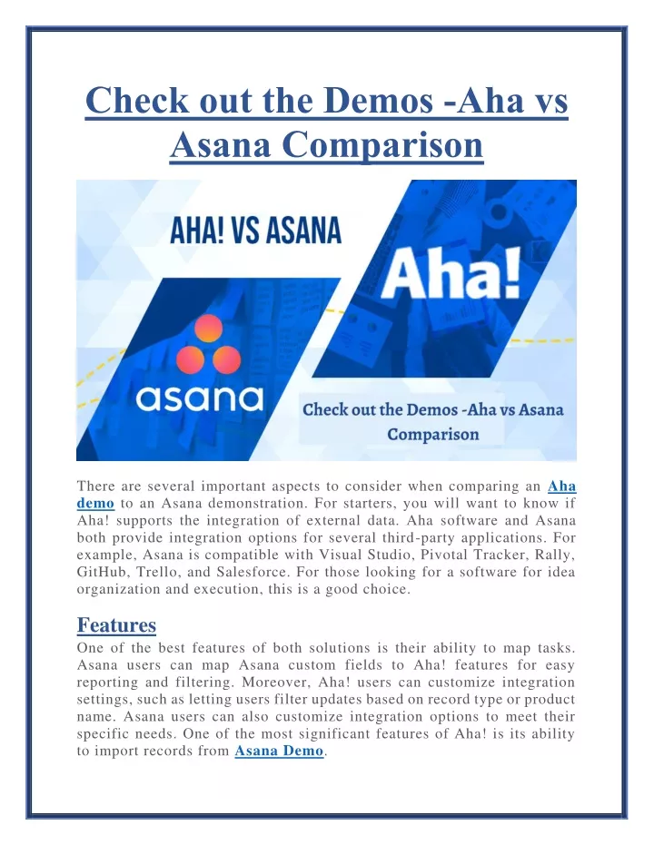 PPT - Aha Demo Vs Asana Demo PowerPoint Presentation, free download ... PPT - Aha Demo Vs Asana Demo PowerPoint Presentation, free download ...