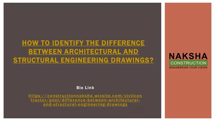 PPT - The Difference Between Architectural And Structural Engineering ...