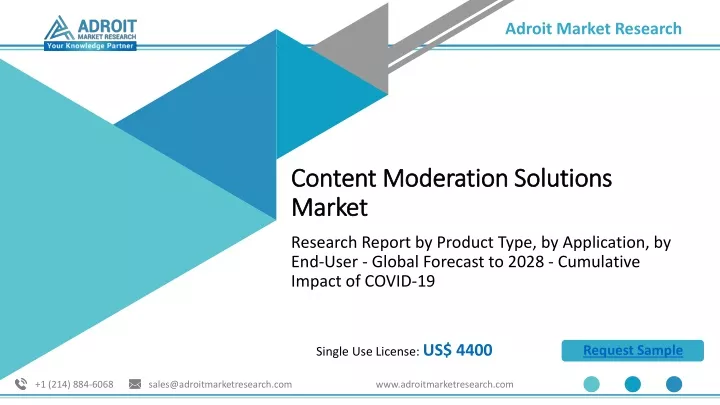 PPT - Content Moderation Solutions Market Share and Growth Analysis 2021-2028 PowerPoint ...