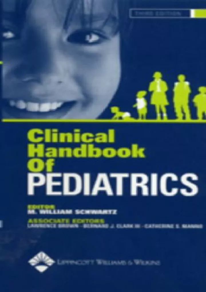PPT - DOWNLOAD Clinical Handbook of Pediatrics PowerPoint Presentation ...