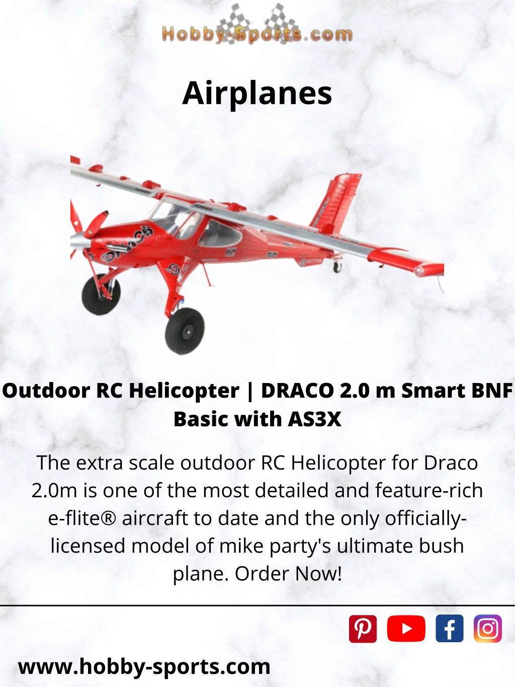 PPT - Outdoor RC Helicopter | DRACO 2.0 m Smart BNF Basic with AS3X ...