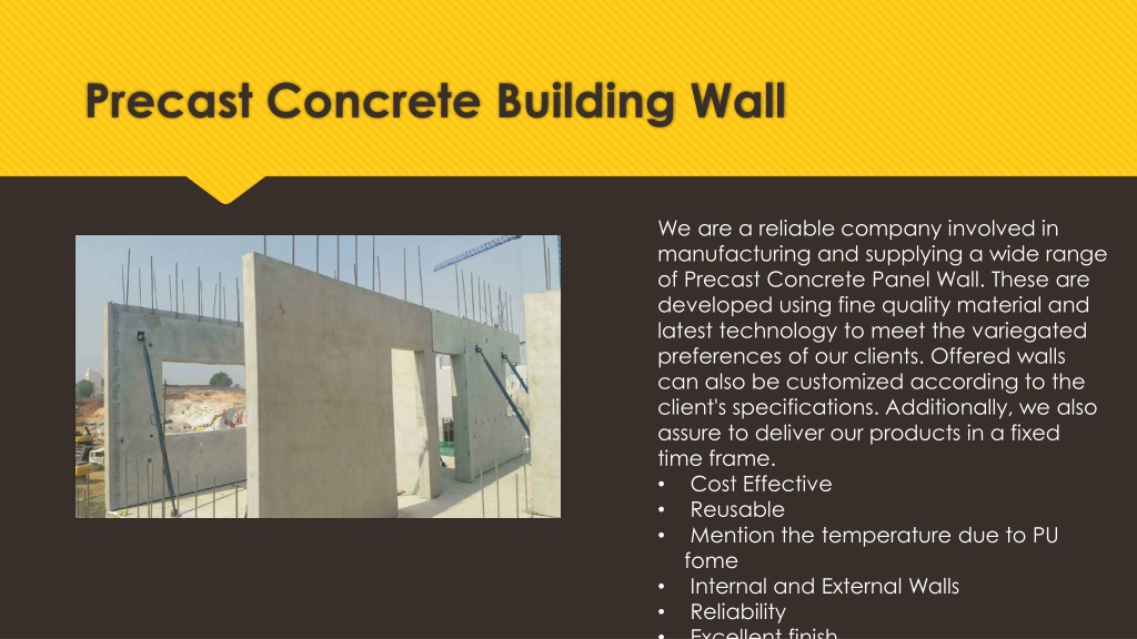 PPT - Gaus & Sons - Precast Concrete Walls and Panels Manufacturer PowerPoint Presentation - ID ...