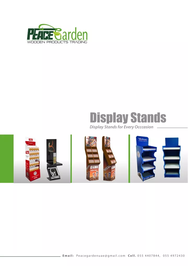 PPT - Display Stands PowerPoint Presentation, free download - ID:11451300