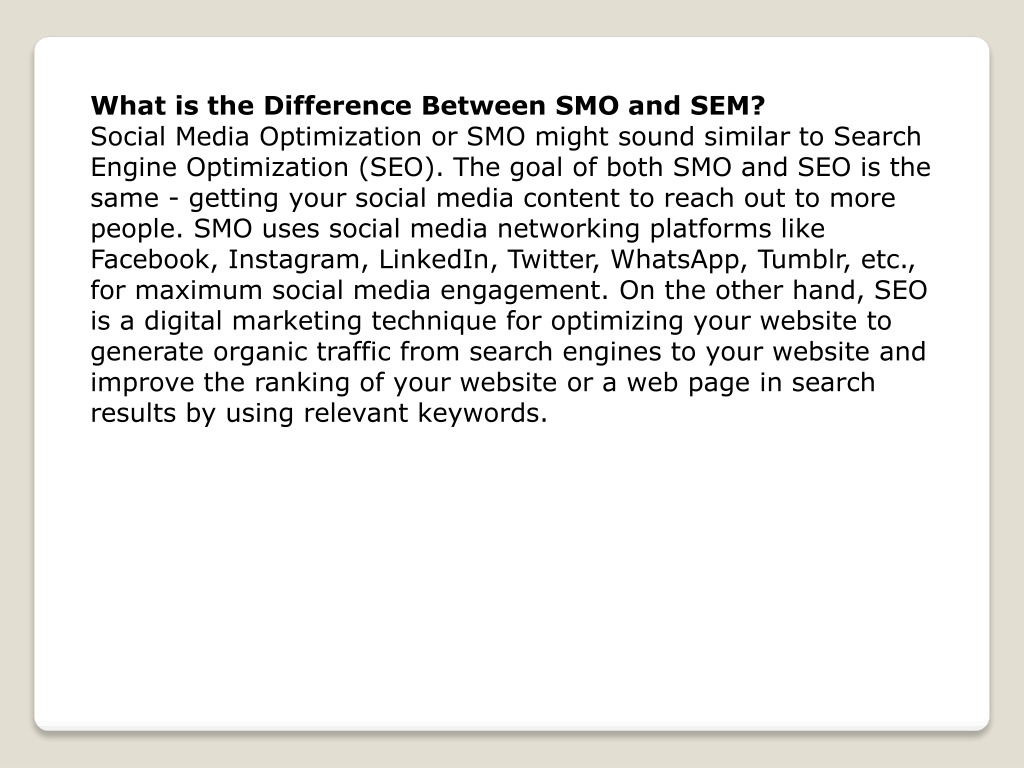 PPT - Best SMO Company In Pune PowerPoint Presentation, free download ...