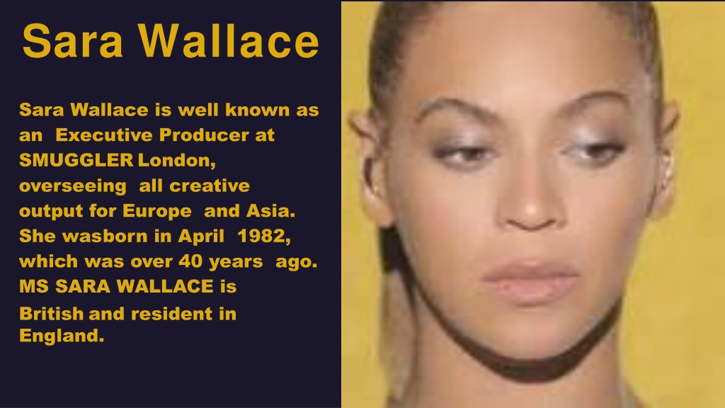 PPT - Sara Wallace - Producing A Music Video For Beyonce PowerPoint Presentation - ID:11452769