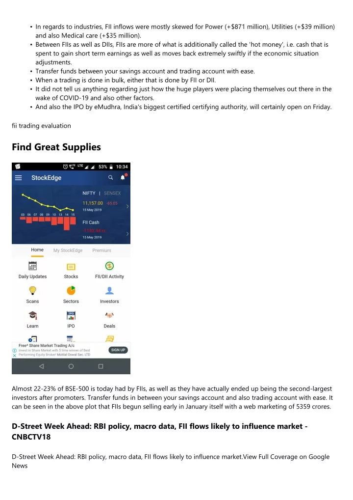 PPT - Fii Activity PowerPoint Presentation, free download - ID:11452931