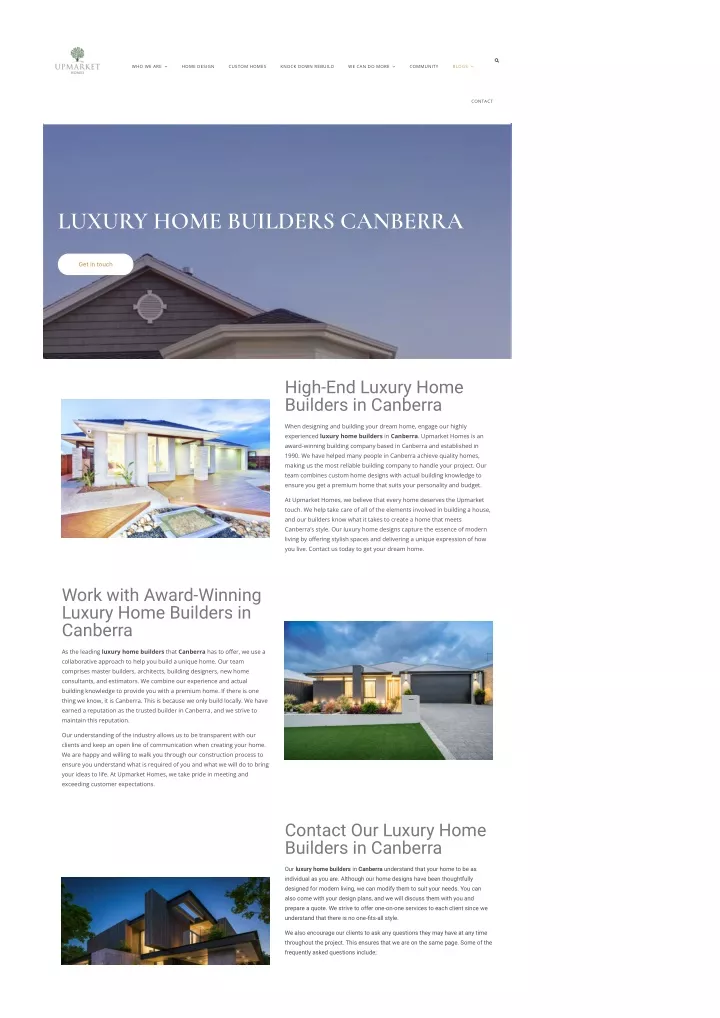 PPT - Luxury Home Builders Canberra PowerPoint Presentation, free ...