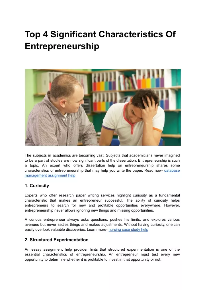 PPT - Top 4 Significant Characteristics Of Entrepreneurship PowerPoint ...
