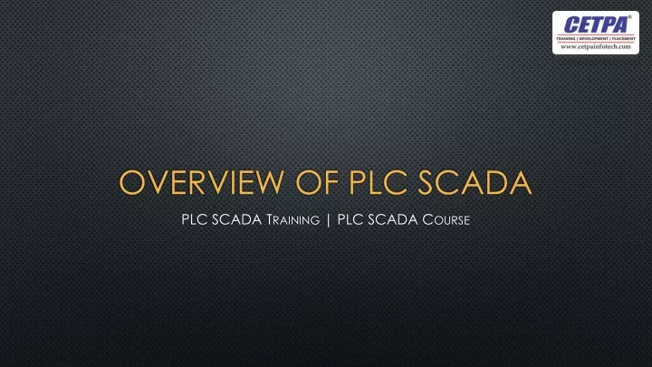 PPT - Overview of PLC SCADA PowerPoint Presentation, free download - ID ...