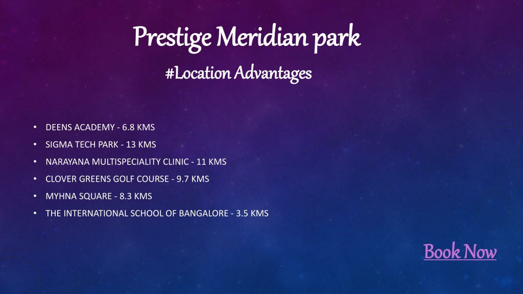 PPT - Prestige Meridian Park 3 BHK Flats in Sarjapur, Bangalore ...