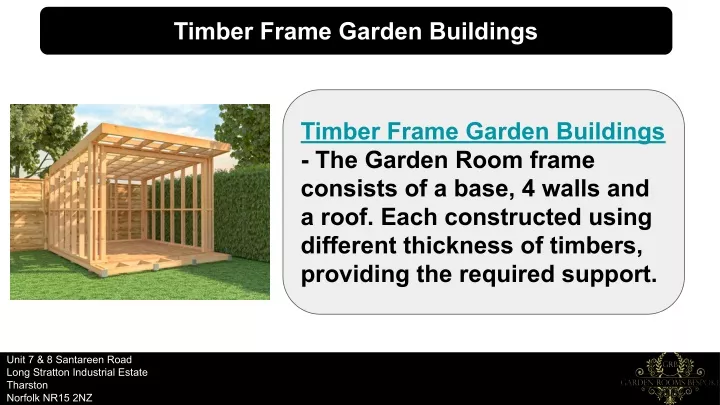 PPT - Timber Frame Garden Buildings - Gardenroomsbespoke PowerPoint ...