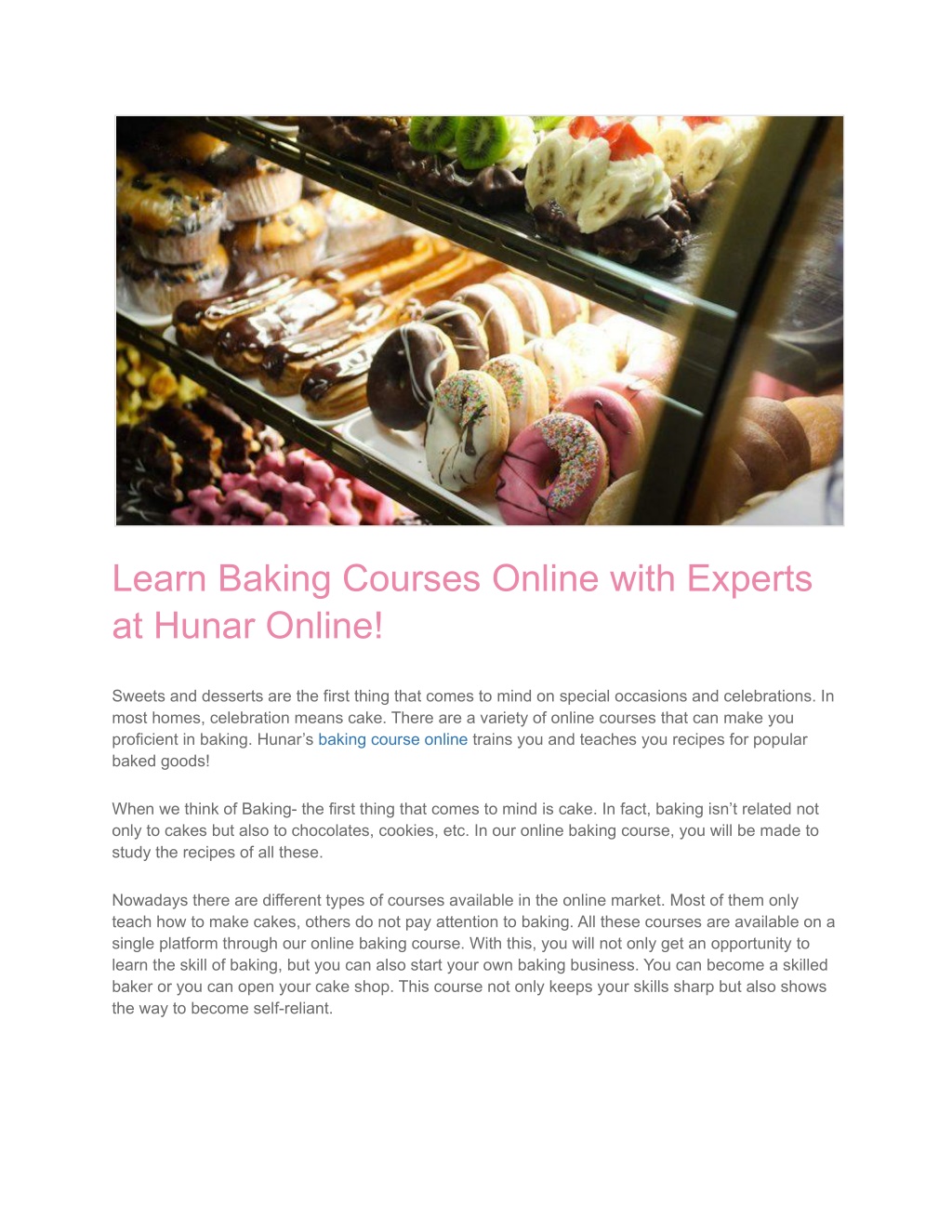 PPT - Become a Professional Baker with Baking Courses Online PowerPoint ...