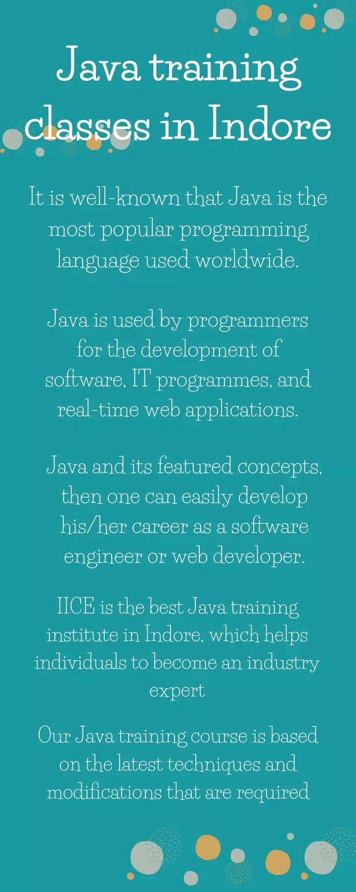 Ppt Java Training Classes In Indore Info Powerpoint Presentation Free Download Id 11458087