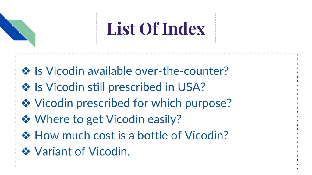 PPT - Is Vicodin Available Over-the-Counter_PPt PowerPoint Presentation ...