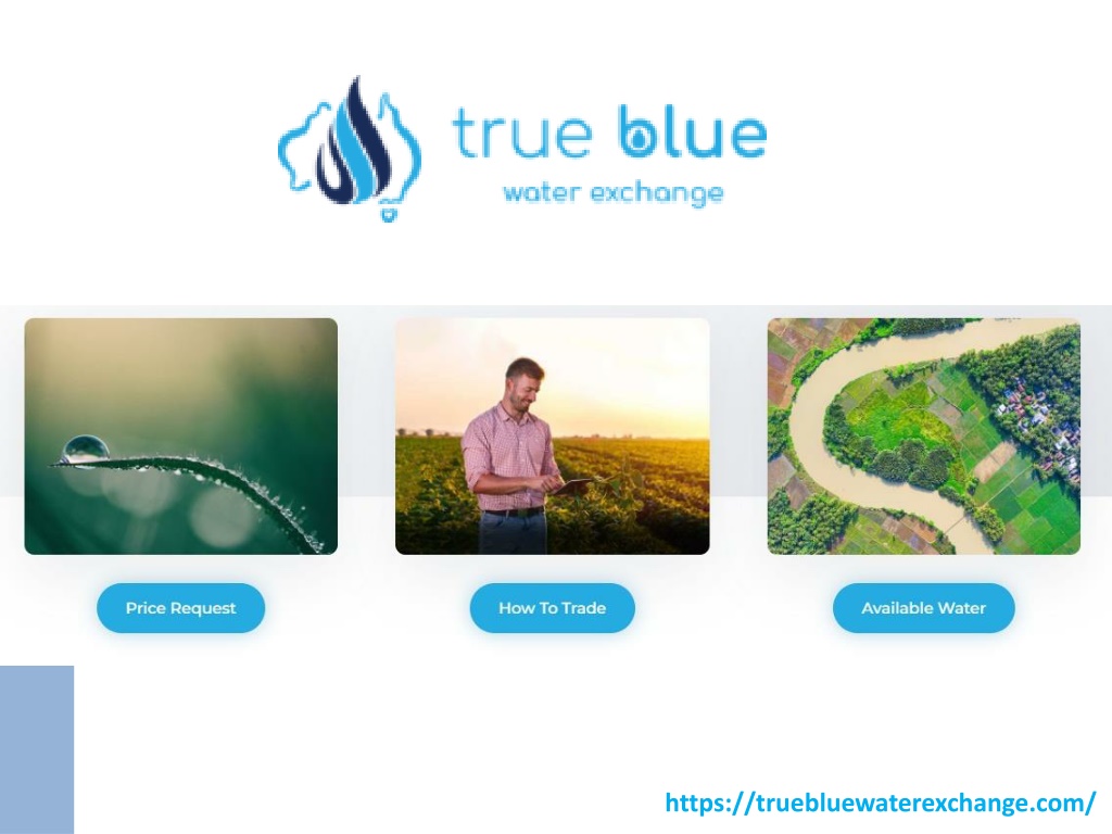 PPT - True Blue Water Exchange is the foremost water broking company ...
