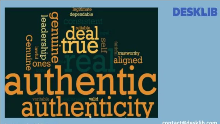PPT - Statement of Authenticity PowerPoint Presentation, free download ...