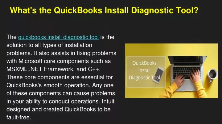 PPT - What's the QuickBooks Install Diagnostic Tool ppt PowerPoint ... PPT - What's the QuickBooks Install Diagnostic Tool ppt PowerPoint ...