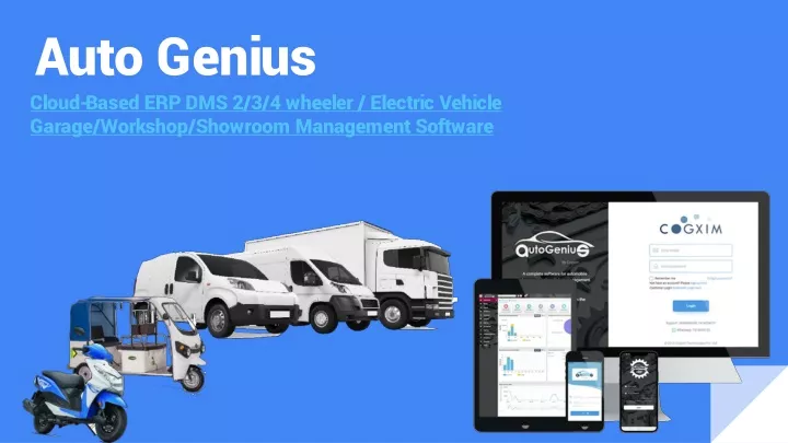 PPT - Benefits of 2/3/4 wheeler / Electric Vehicle Garage/Workshop ...