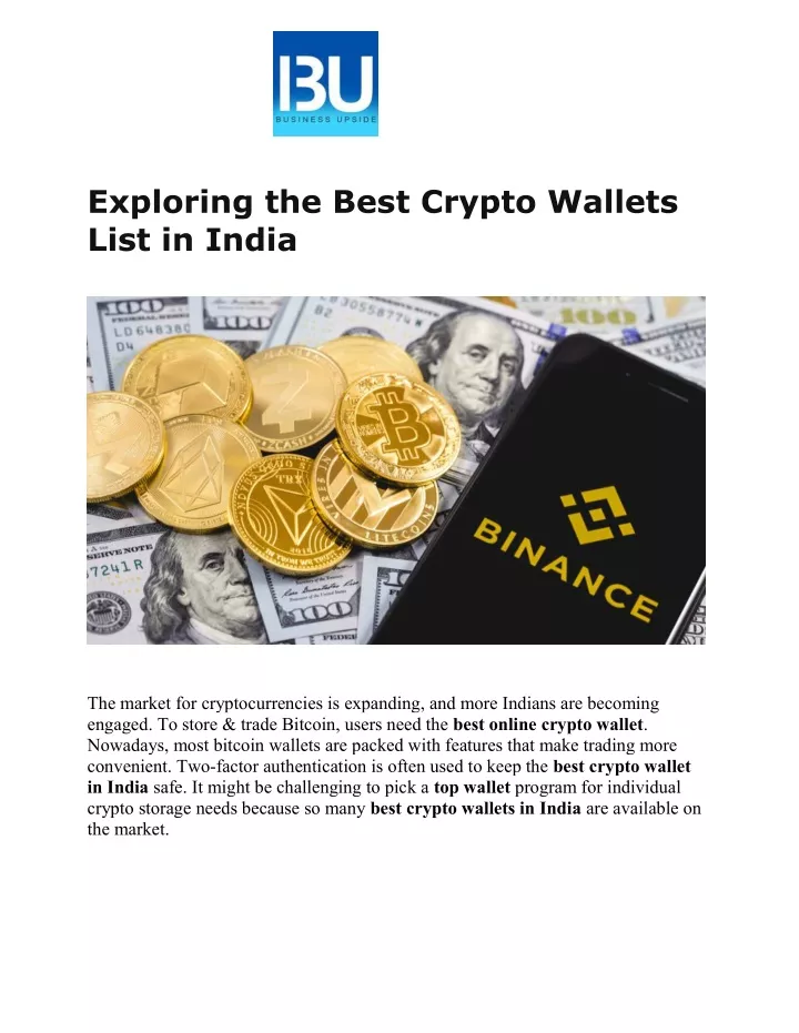 PPT - Exploring the Best Crypto Wallets List in India PowerPoint ...