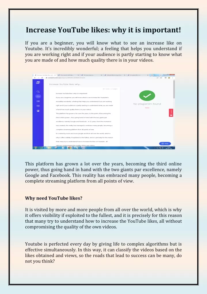 PPT - Increase YouTube likes: why it is important! PowerPoint Presentation - ID:11472817