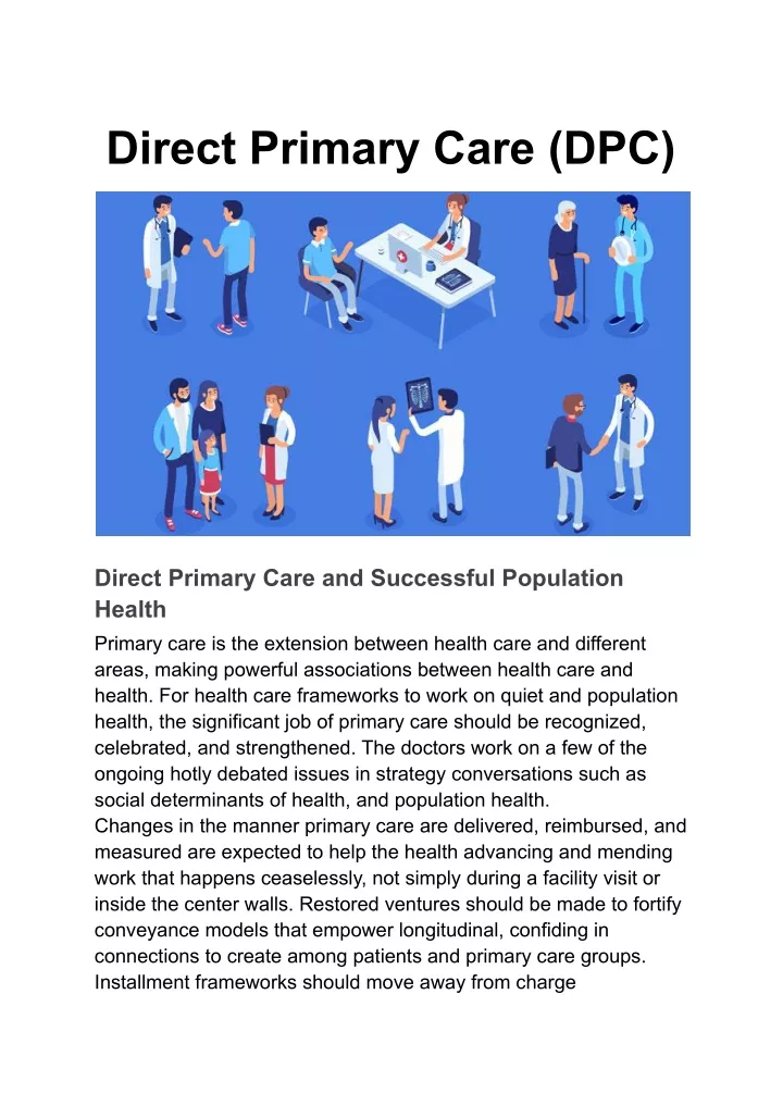 PPT - Benefits of Direct Primary Care PowerPoint Presentation, free ...