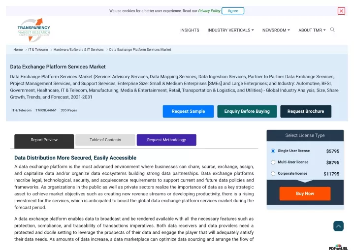 PPT - Data Exchange Platform Services Market Forecast, 2021-2031 PowerPoint Presentation - ID ...