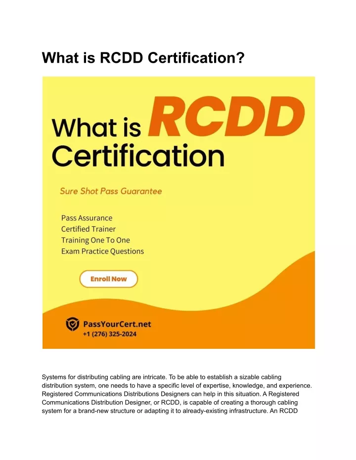 PPT - What is RCDD Certification? PowerPoint Presentation, free ... PPT - What is RCDD Certification? PowerPoint Presentation, free ...