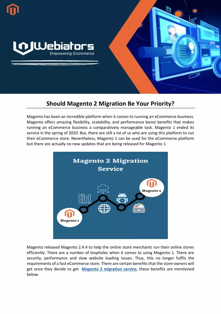 PPT - Should Magento 2 Migration Be Your Priority PowerPoint Presentation - ID:11475908