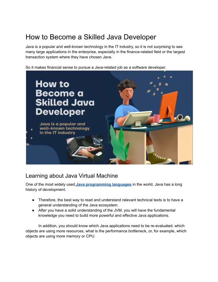 PPT - How to Become a Skilled Java Developer PowerPoint Presentation ...