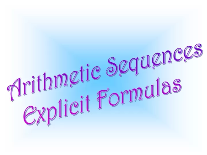 PPT - Grade 10 Arithmetic Sequence PowerPoint Presentation, free ...