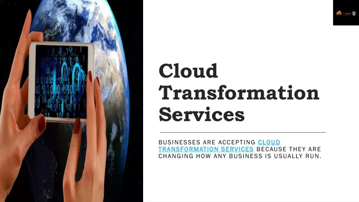 PPT - Cloud Transformation Services PowerPoint Presentation, free ...