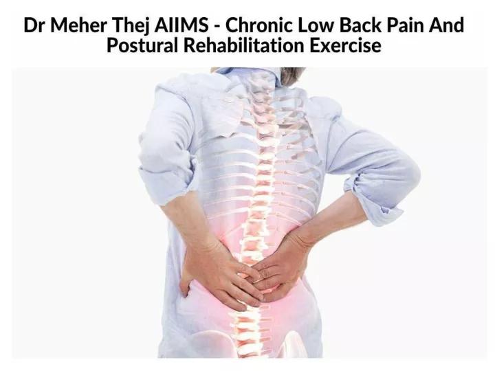 PPT - Dr Meher Thej AIIMS - Chronic Low Back Pain And Postural ...