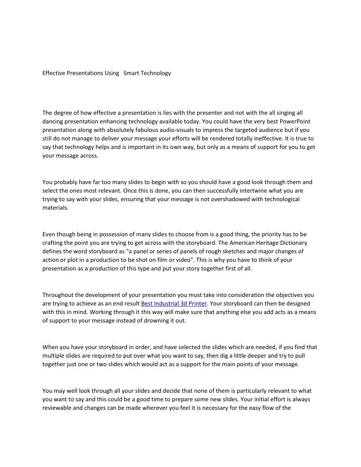 PPT - Best Industrial 3d Printer PowerPoint Presentation, free download ...